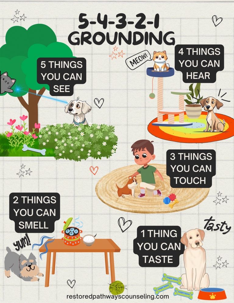 The 5-4-3-2-1 Grounding Skill for Kids